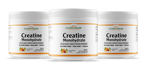LuvByNature Creatine Monohydrate Fruit Punch – NaturalHealth365Store