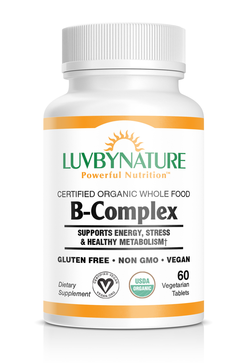 Organic B-Complex, LuvByNature – NaturalHealth365Store