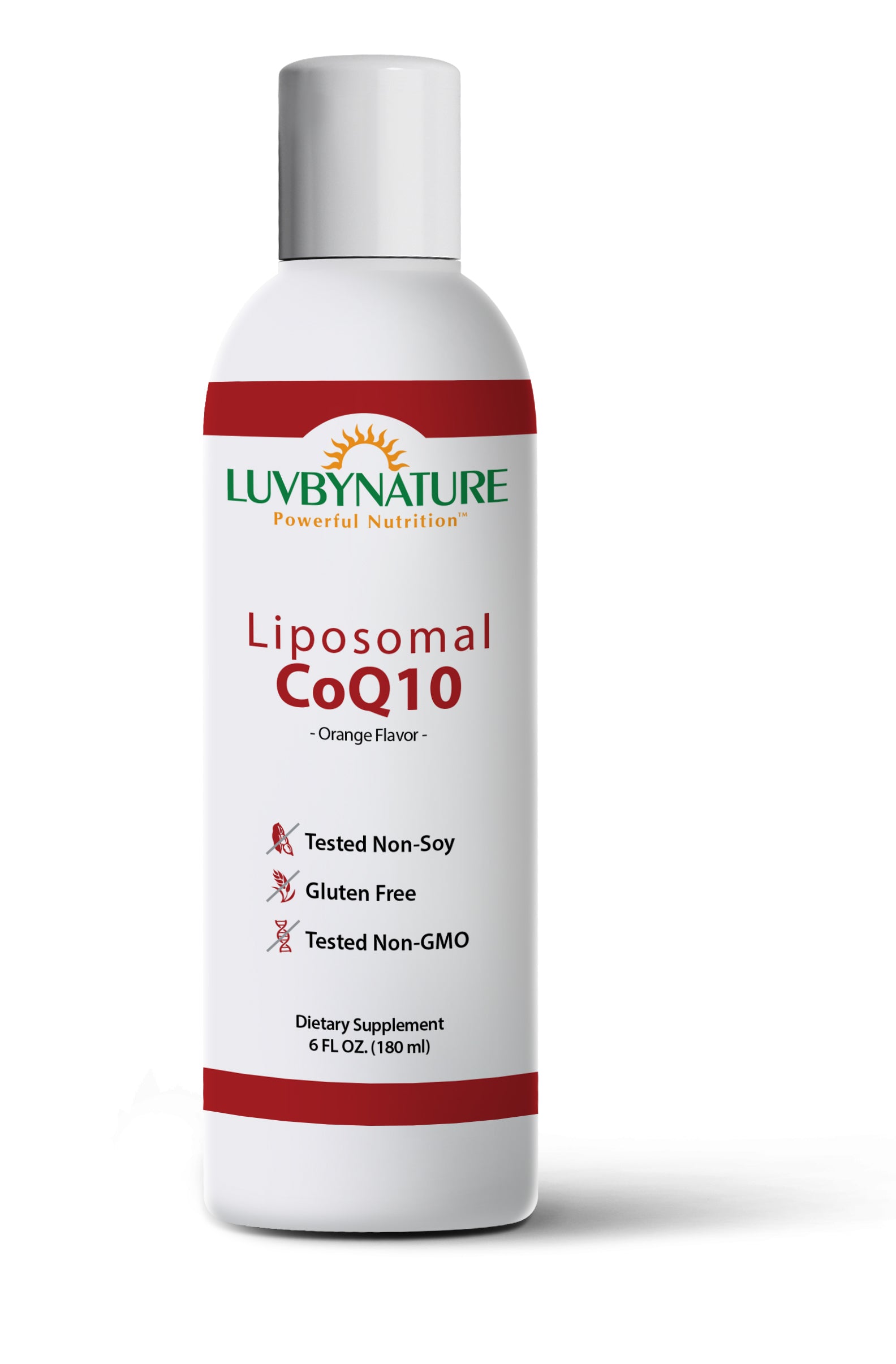 Liposomal CoQ10, LuvByNature, 6 FL OZ – NaturalHealth365Store